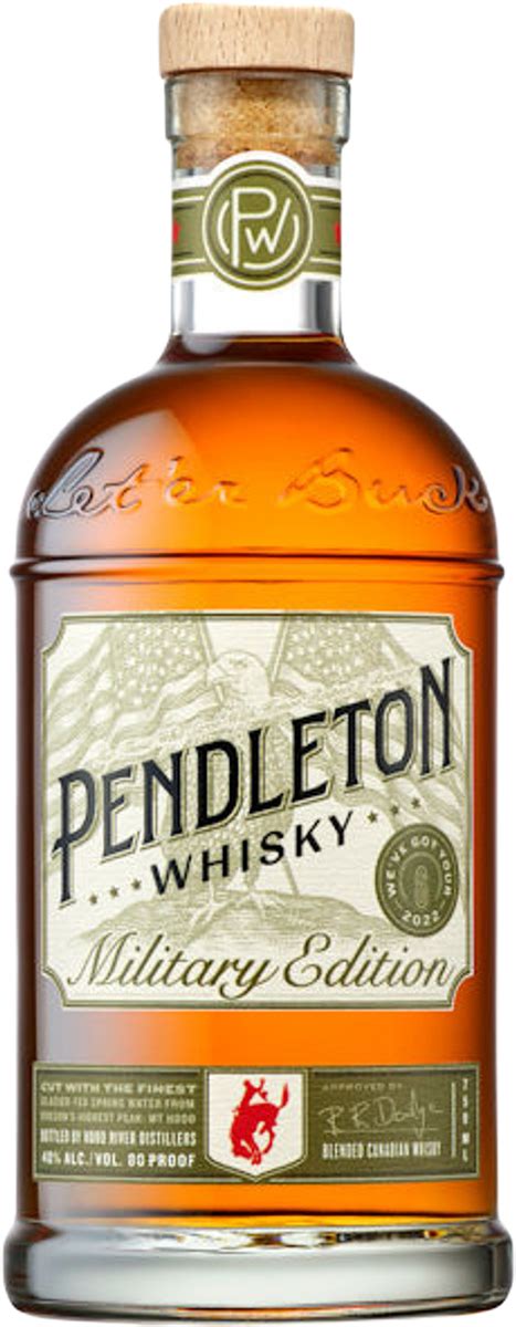 Pendleton Whisky Blended Canadian Whisky Military Edition 750 Ml