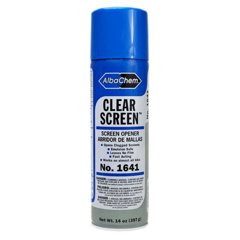 Albachem Clear Screen