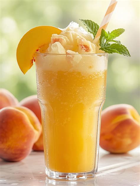 Refreshing Homemade Peach Slurpees Peyton Recipes