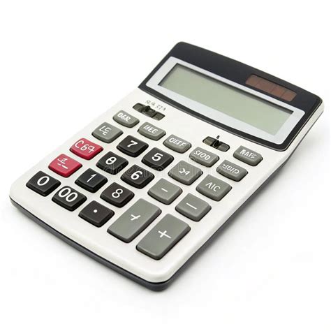 Calculator Isolated On White Background Stock Illustration
