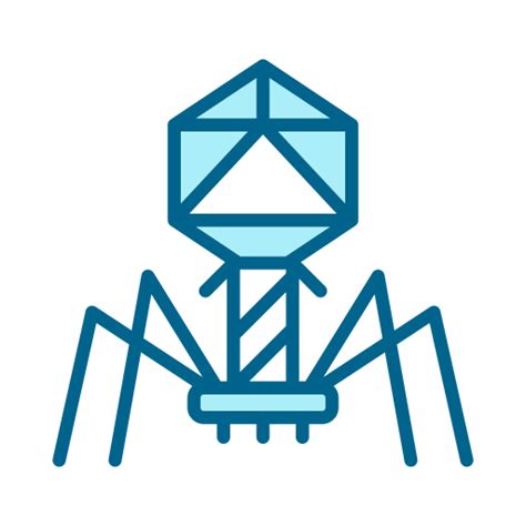Bacteriophage Generic Color Lineal Color Icon
