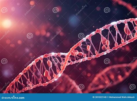 Science Template Dna Molecules Background Stock