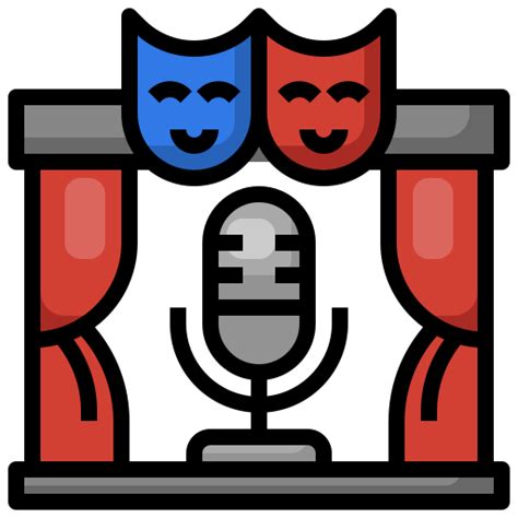 Comedy Surang Lineal Color Icon