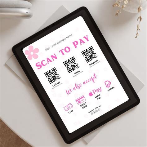 Scan To Pay Scan To Pay Template Qr Code Template Scan To Pay Sign