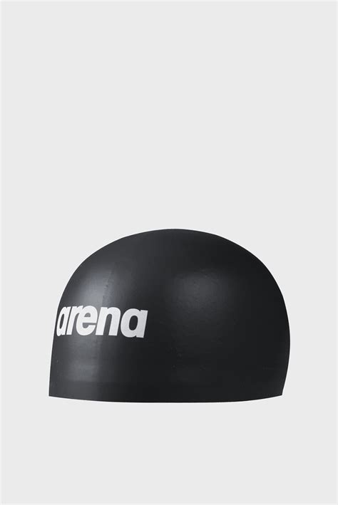 Черная шапочка для плавания 3d Soft Arena 000400 501 — Md Fashion
