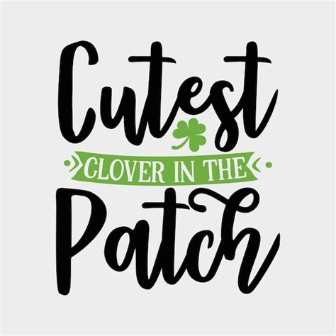 Premium Vector Cutest Clover In The Patch
