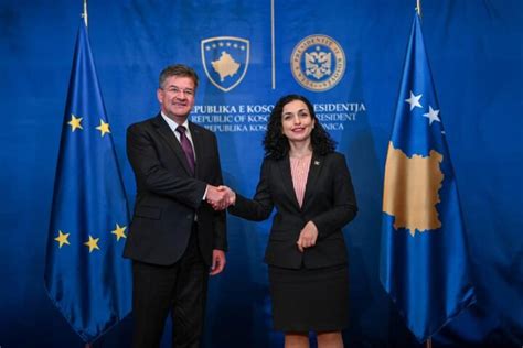 Vizita në Prishtinë para Kurtit Lajçak takohet me Osmanin në Presidencë