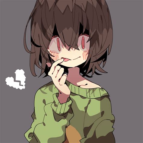Chara Undertale Drawn By Nikorashi Ka Danbooru