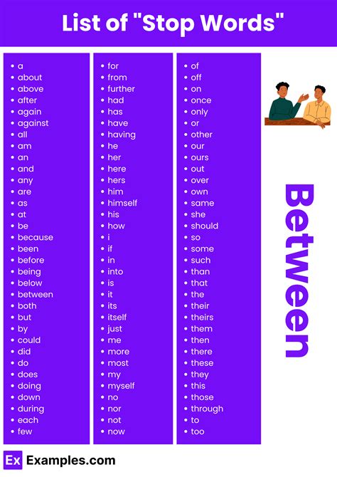 450 stop words list meaning pdf