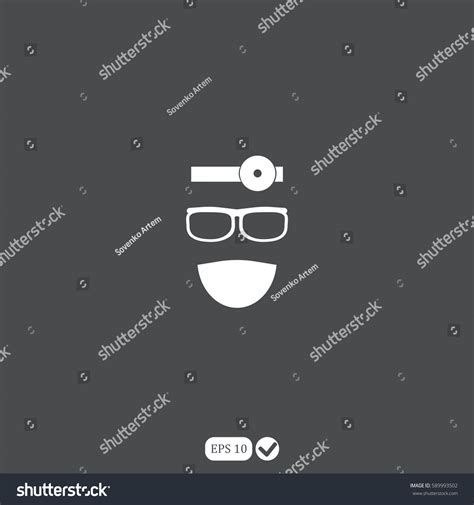 Ent Doctor Vector Icon Stock Vector Royalty Free 589993502 Shutterstock