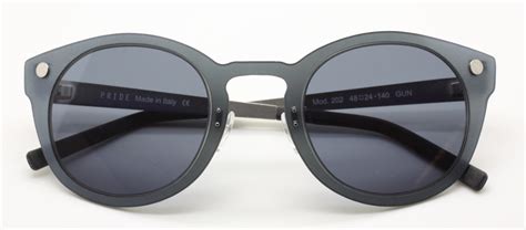 Sensational Hand Made Italian Sunglasses By Pride Eyewear In A Gunmetal