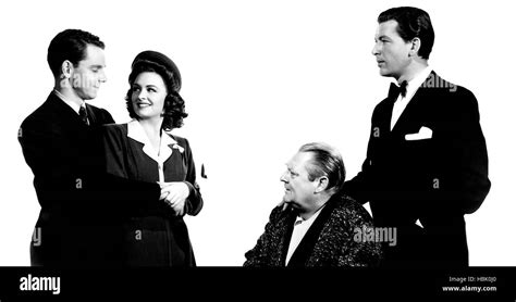 Calling Dr Gillespie From Left Phil Brown Donna Reed Lionel