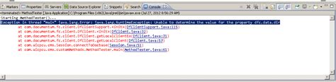 Eclipse Unable To Determine The Value For The Property Dfcdatadir