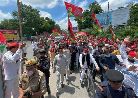 Mission Up In Mind Akhilesh Embarks On Cycle Yatra