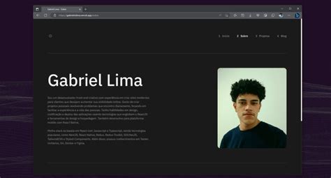 Gabriel Lima No Linkedin Desenvolvimentoweb Tech Portfolio