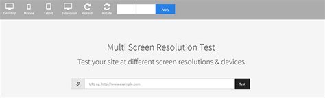 Test Your Site At Different Screen Resolutions Devices Sizes