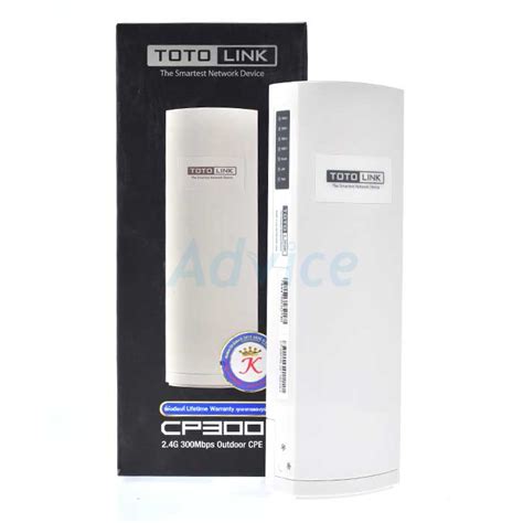 Access Point Outdoor Totolink Cp300 N300 Ap Client Lifetime Forever