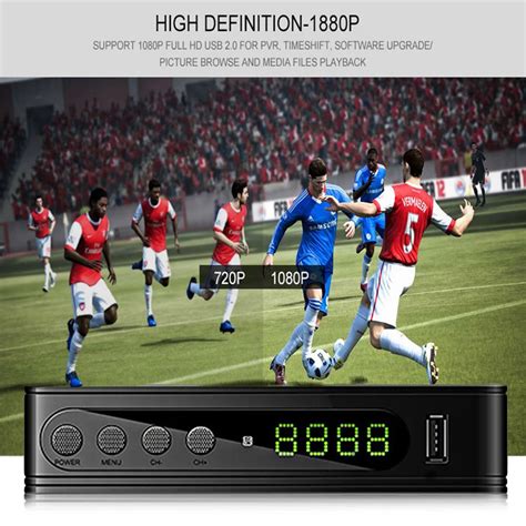 USB2.0 DVB T2 ТВ-тюнер ресивер Full-HD 1080P PVR ТВ цифровой эфирный ...