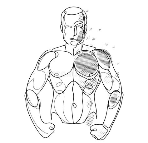 Topless Male Body Stock Illustrations 263 Topless Male Body Stock
