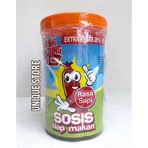Jual So Nice Sosis Siap Makan 1 Toples Isi 24 Pcs Shopee Indonesia