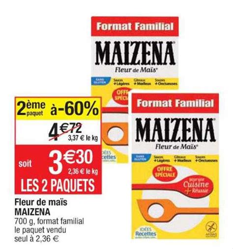 Offre Fleur De Maïs Maizena Chez Cora