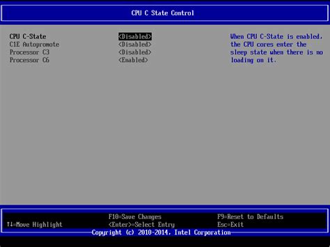 Bios Performance Tuning Example