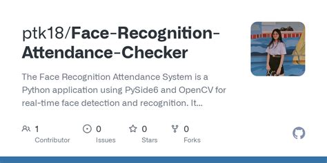 GitHub Ptk18 Face Recognition Attendance Checker The Face