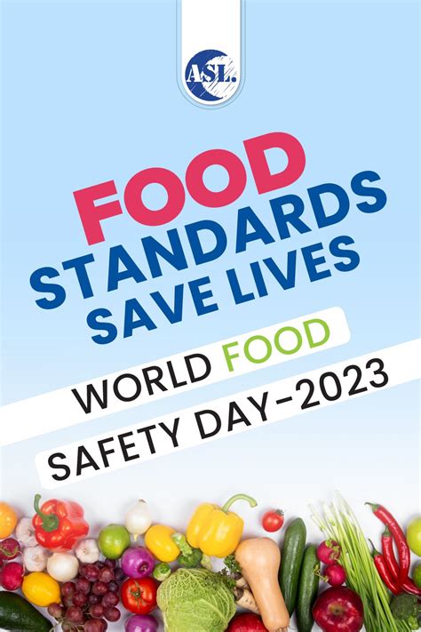 World Food Safety Day 2023 Theme Food Standards Save Lives Artofit