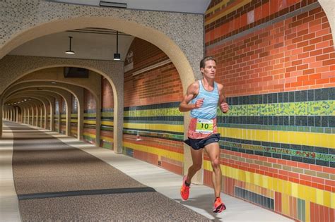 Premium Photo Momentum Mosaic Running Photo