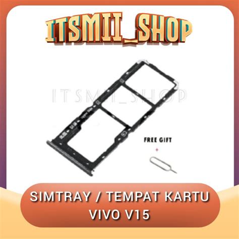 Jual SIMTRAY SIMLOCK SLOT TEMPAT KARTU SIM CARD VIVO V15 ORIGINAL Shopee Indonesia