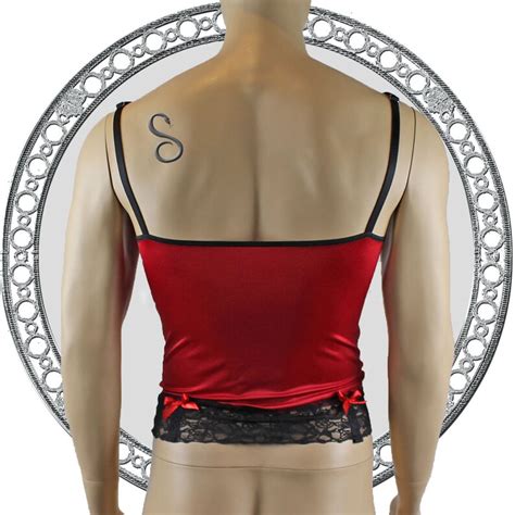 Mens Joanne Camisole Bustier Garter Top With Detachable Etsy