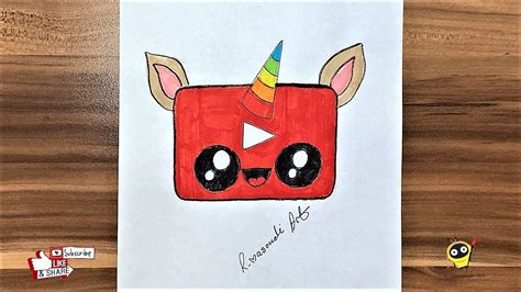 How To Draw YouTube Logo YouTube