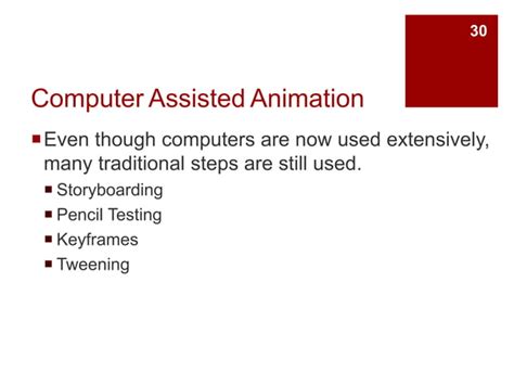 Lecture 1 History Of Animationpptx Computer Animation Computer Software And Applications