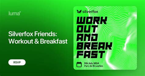 Filip Tomaska On Linkedin Silverfox Friends Workout And Breakfast · Luma