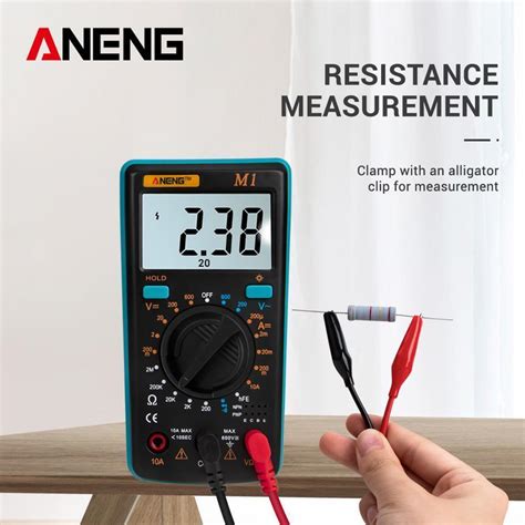 Lcd Digital Multimeter Voltagecurrentresistancencv Meter Blue Ebay