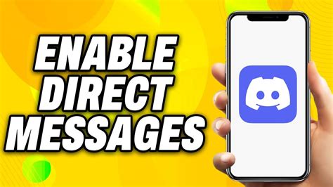 How To Enable Direct Messages On Discord 2025 Quick Fix YouTube