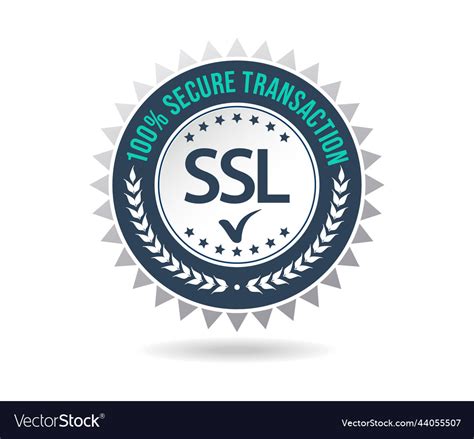 Ssl Protection Secure Icon Isolated Royalty Free Vector