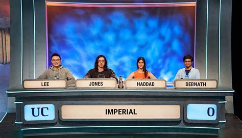 University Challenge Final 2024 Imperial Livy Sherye