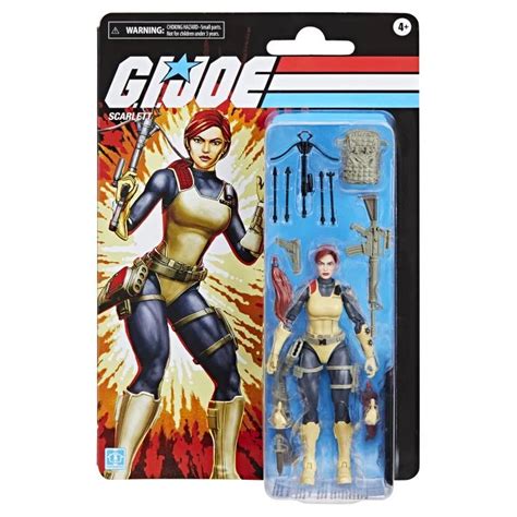 Gi Joe Classified Retro Card Scarlett Kapow Toys