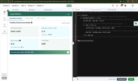 Saran S On Linkedin Gfg160 Codingjourney Dsa Gfg160