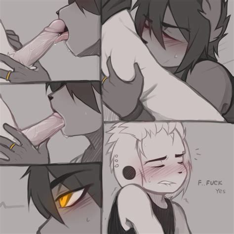 Rule 34 Ambiguous Gender Anthro Blush Coff Comic Deep Throat Deepthroat Duo Erection Feline