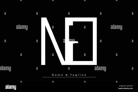 Alphabet Letters Initials Monogram Logo Nj Jn Stock Vector Image