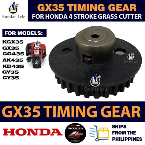 Gx35 Timing Gear For Gx35 Kgx35 Honda 4 Stroke Grass Cutter Brush