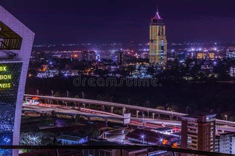 Nairobi Night City County Streets Lights Cityscapes Skyline Urban