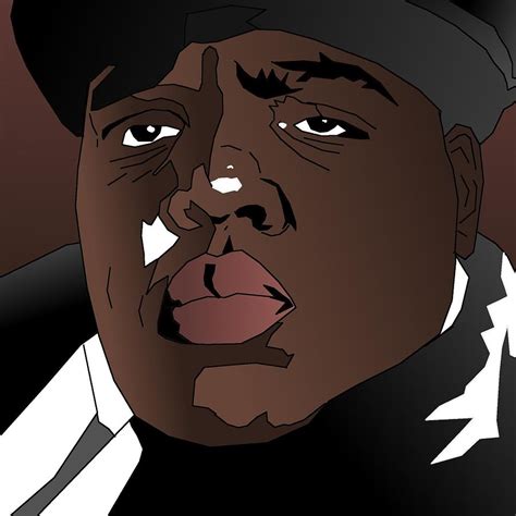 Notorious Big Biggie Smalls Christopher Wallace Digital Art By Binary