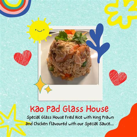 Menu At Thai Rack Glass House Restaurant Royston