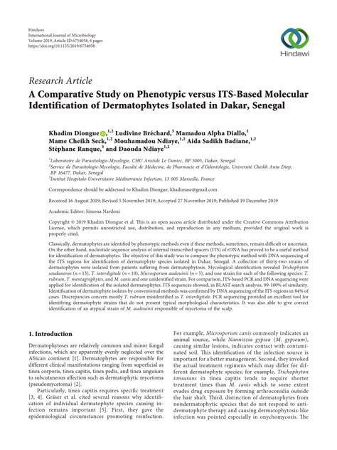 Pdf A Comparative Study On Phenotypic Versus Its Based Molecular