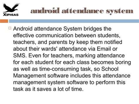 android attendance system ppt