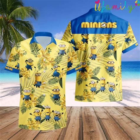 Minion Costume Disney Hawaiian Shirt Thoughtful Personalized T For
