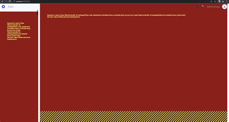 Menucontroller Error · Issue 33 · Santos Enoqueflutter Web Dashboard